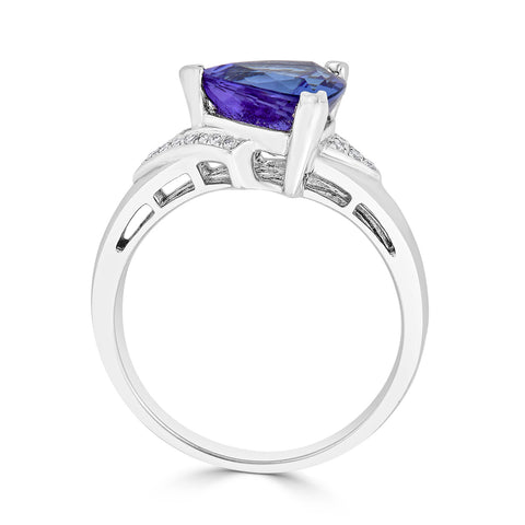 Trillion Tanzanite Rings – Top Tanzanite